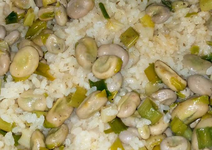 طريقة عمل رز بفول اخضر على اصولها بطريقة سهلة وسريعة من فاطمة - كوكباد