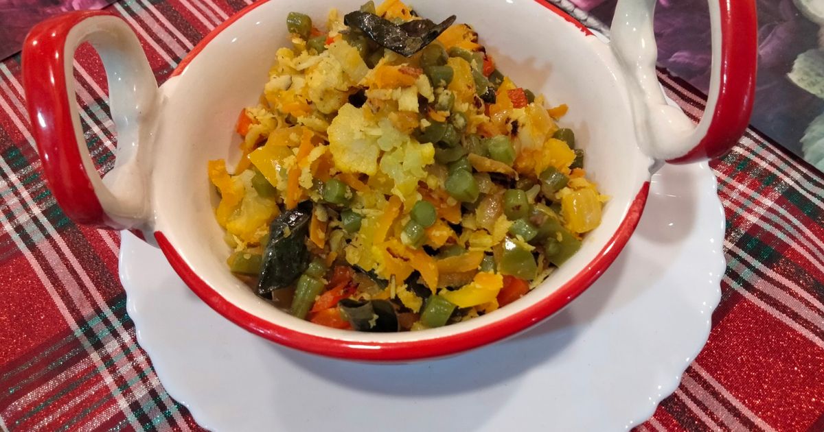 Mix Vegetable Thoran Recipe by Kalpana Rai - Cookpad