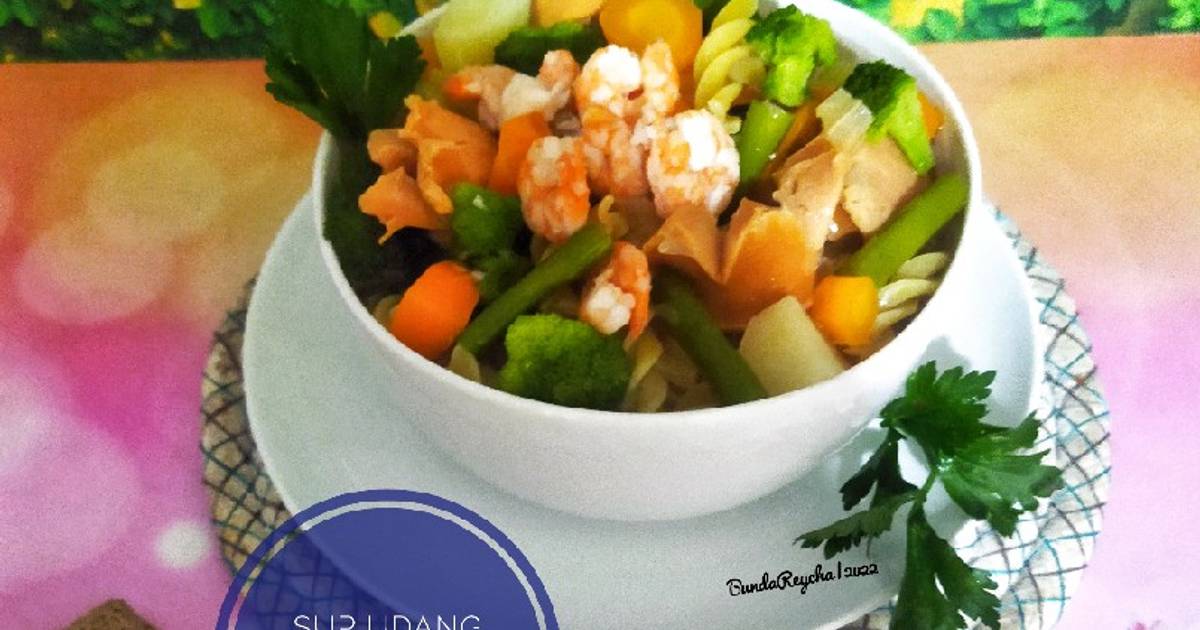 Resep 471. 🍲 Sup Udang Sosis Fusilli oleh Intan Zahra Al Arsyad (Bunda ...