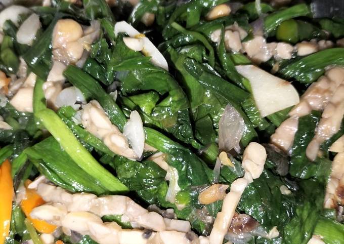 Resep Tumis genjer+tempe+terasi oleh Sri Eka Prawati - Cookpad