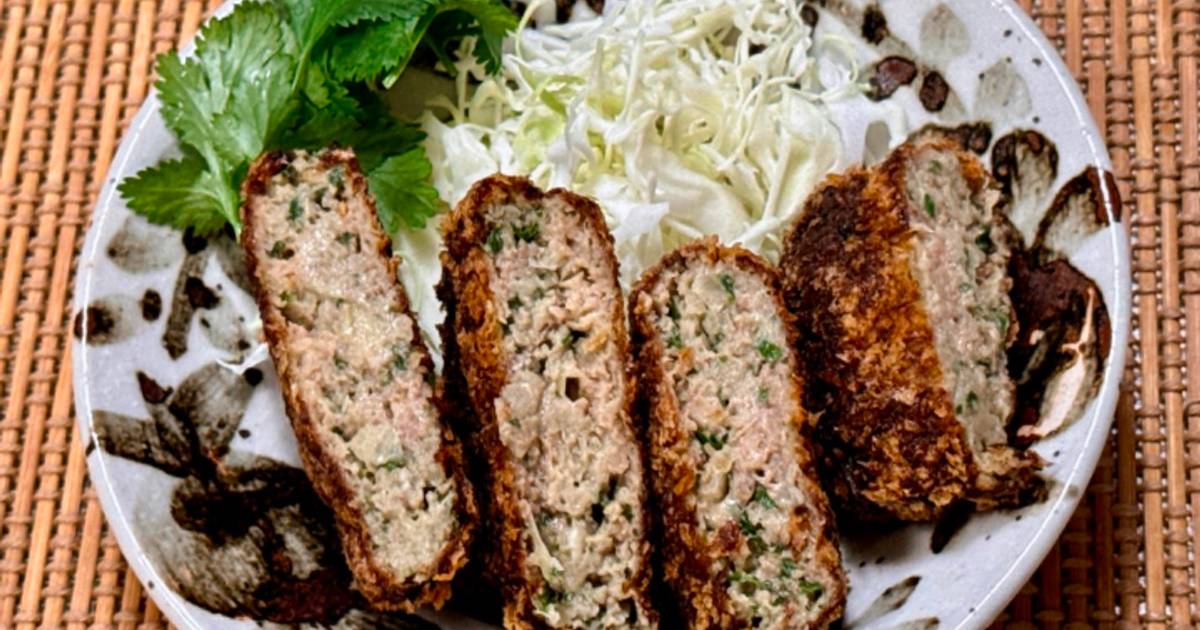 Ground Beef Cutlets with Herbs Recipe by Aunty Eiko's international ...
