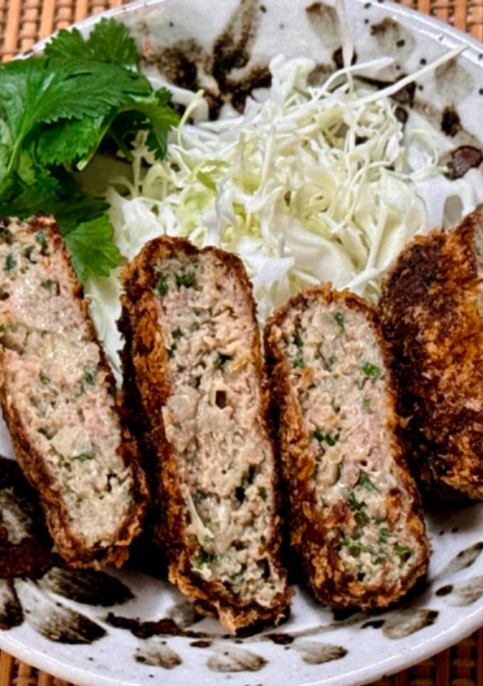 Ground Beef Cutlets with Herbs Recipe by Aunty Eiko's international ...