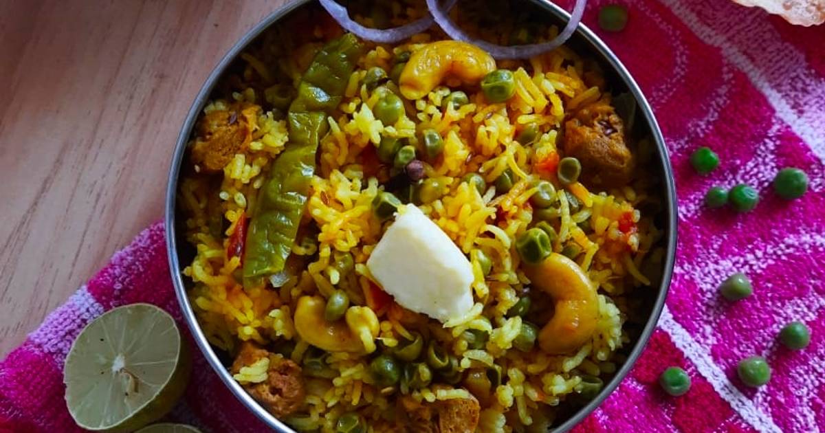 Green peas Pulao Recipe by Shubhi Rastogi - Cookpad