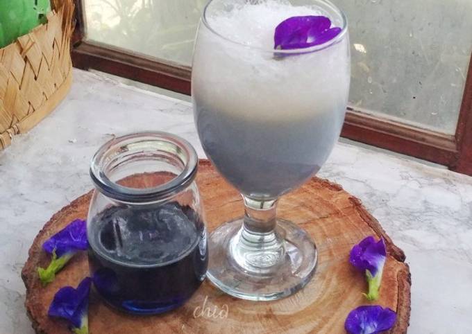Resep 77. Susu Bunga Telang oleh Sachia Siregar - Cookpad