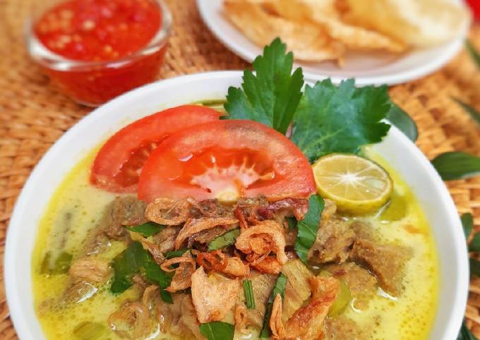 Resep Soto Kuning Santan "Khas Bogor" oleh Amrina Ananda ( Nanda ...