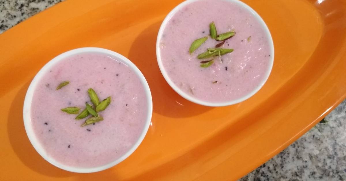 Dragon fruit firni Recipe by Naheed Alam - Cookpad