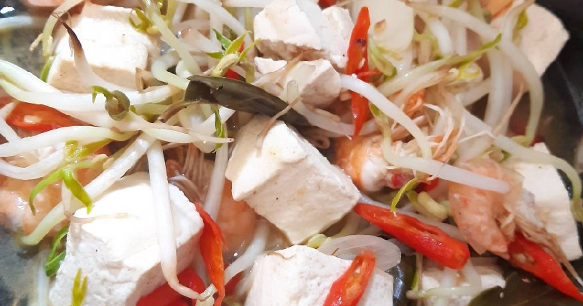 Resep Tumis udang tahu (diet food) oleh Healthy Yummy Food - Cookpad
