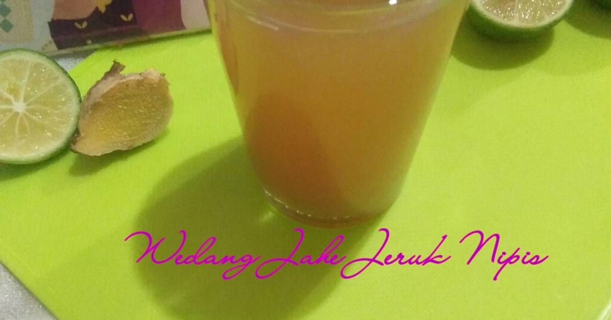 Resep Wedang Jahe Jeruk Nipis oleh Ummu Faqih - Cookpad