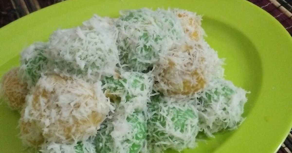 Resep Klepon Ijo Kuning oleh Putri Karuna - Cookpad