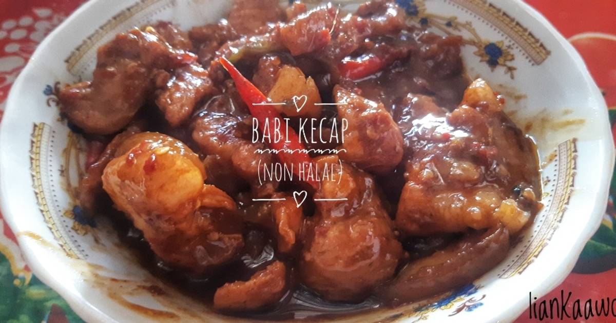 Resep Babi Kecap (Non Halal) oleh Lianza Kaawoan - Cookpad