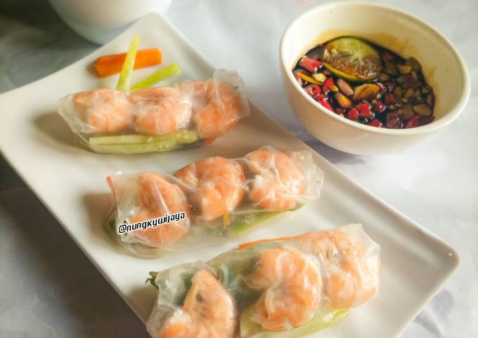 Resep Shrimp Rolls (with Vietnamese rice paper) oleh Nungky Wijaya ...