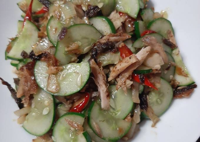 Resep Tumis Timun Jepang Tongkol oleh Alifah Lestari - Cookpad