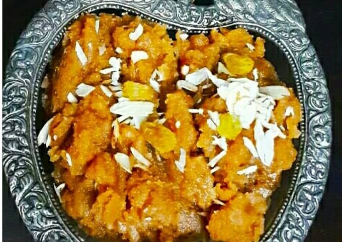 Wheat Ragi halwa Recipe by Sunita Maheshwari - Cookpad