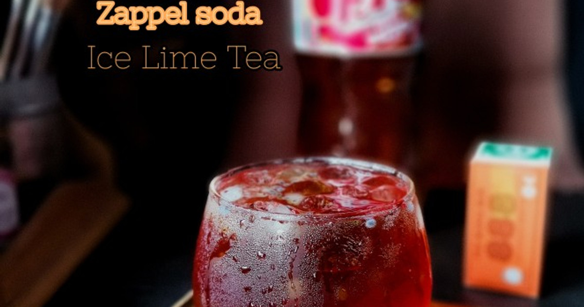 Resipi Zappel Soda Iced Lime Tea oleh Dapur Yusfarisyia - Cookpad