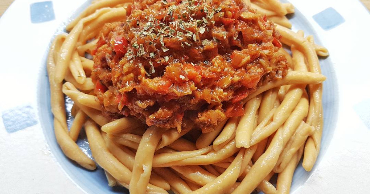 Pasta Fileja Calabrese Con Tonno All’arrabbiata Receta de Johnny LIZARD ...