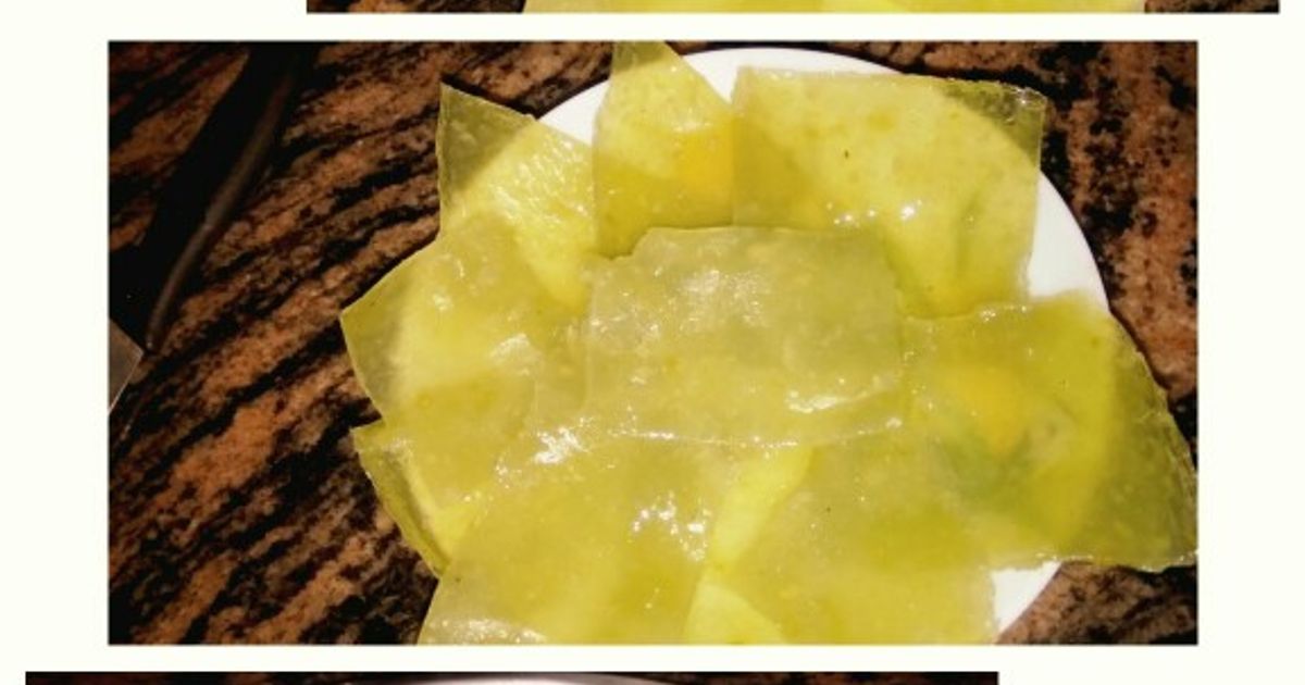 Raw Mango Papad Recipe by Jiya Romman - Cookpad