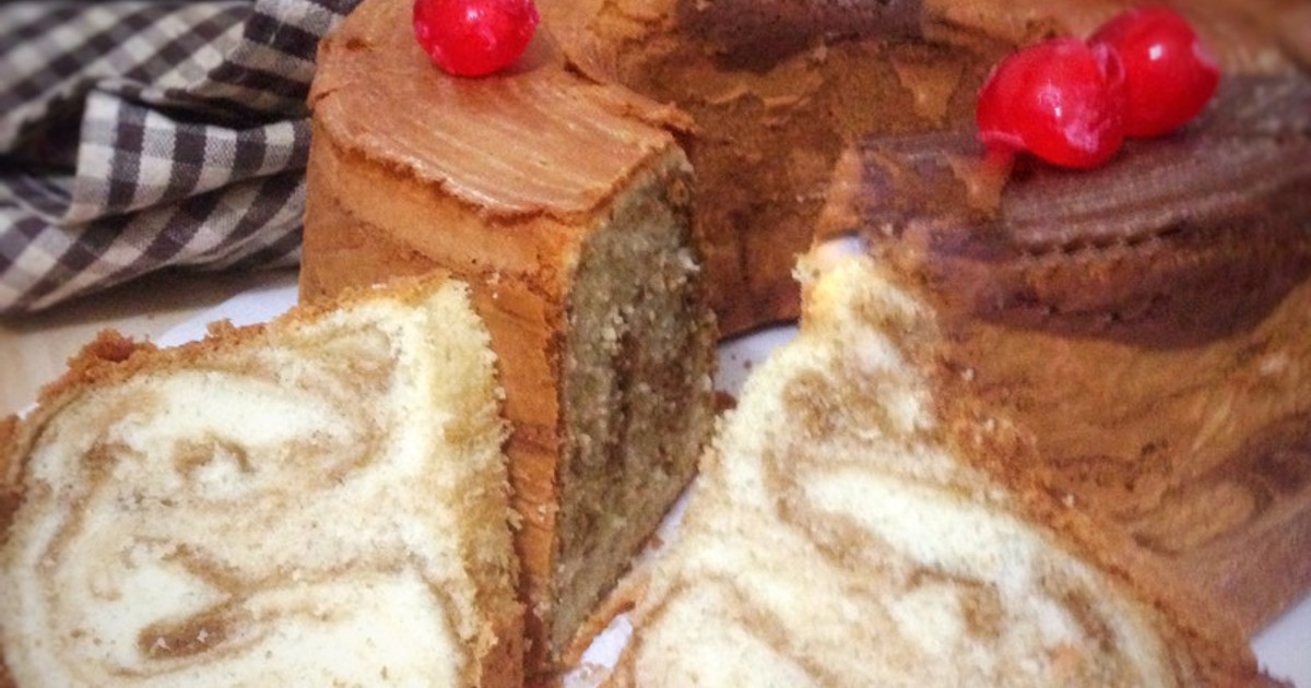 Resep Marble Cake oleh Dewi Lina Faidah - Cookpad