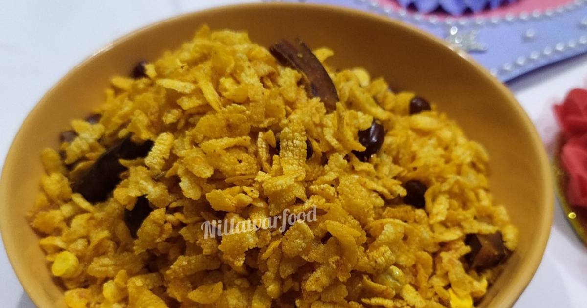 Chiwda Namkeen Recipe (Fried Poha Chivda) Recipe by Sakshi Nillawar ...