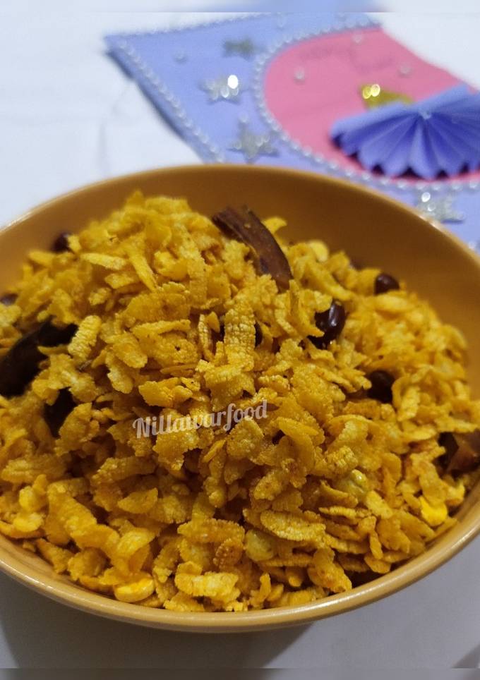 Chiwda Namkeen Recipe (Fried Poha Chivda) Recipe by Sakshi Nillawar ...