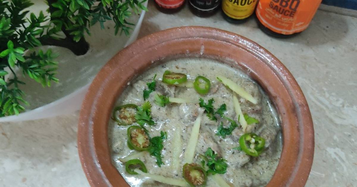 Mutton white handi Recipe by Sheenay Khan - Cookpad