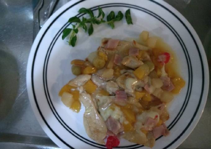 Pechuga tropical Receta de Mauricio Alejandro- Cookpad