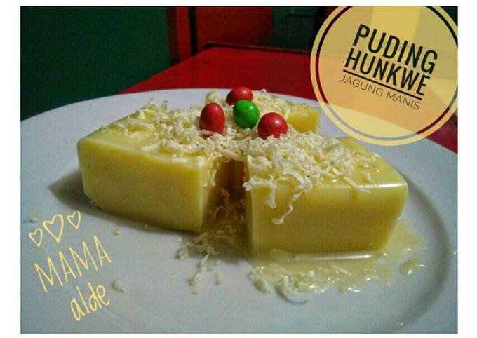 Resep Puding Hunkwe Jagung Manis oleh Dapur Mama Alde - Cookpad
