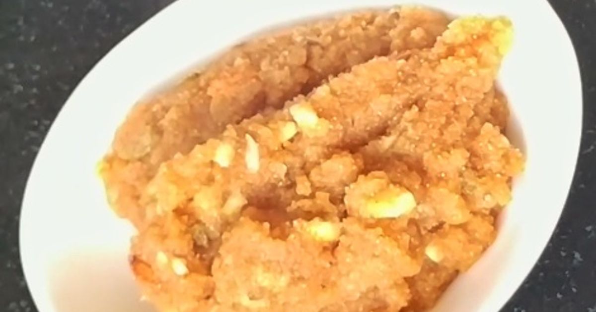 Zero Oil Suji Ka Halwa Recipe by Satvinder Hassanwalia Chandhok - Cookpad
