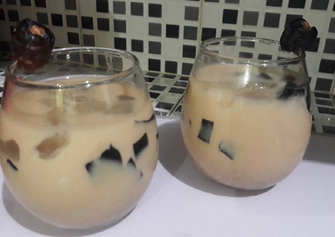 Resep Ice Susu Kurma Cincau oleh Laras Sati👌 - Cookpad
