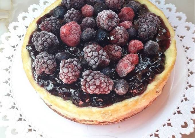 Cheesecake de frutos rojos Receta de narela - Cookpad