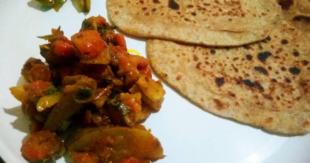 Aloo gajar ki sabji Recipe by Megha Verma - Cookpad