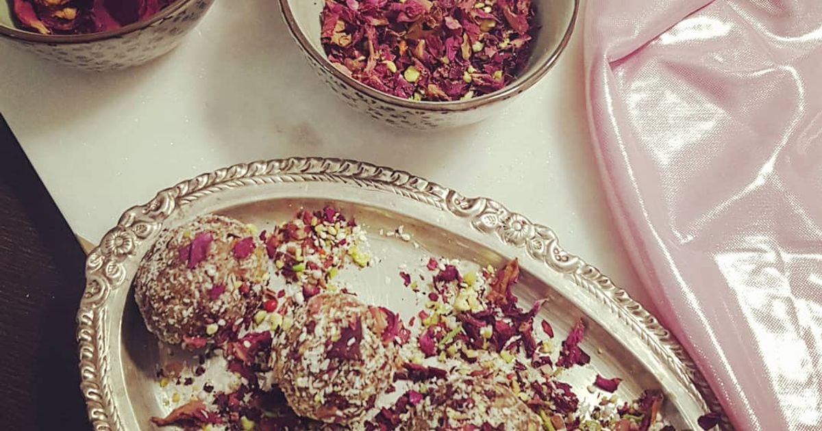 Rose Bliss Balls Recipe by Natasha Nagpal - Cookpad