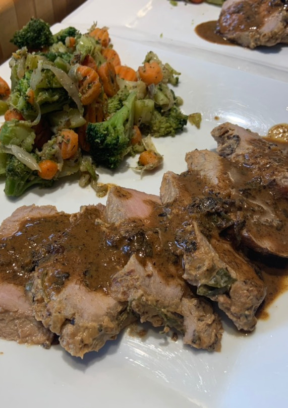 Filet De Porc Dijon Romarin Cuit Sous Vide + Bbq de jf - Cookpad