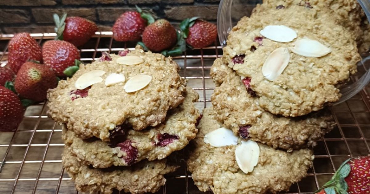 27 resep strawberry oatmeal cookie enak dan mudah - Cookpad
