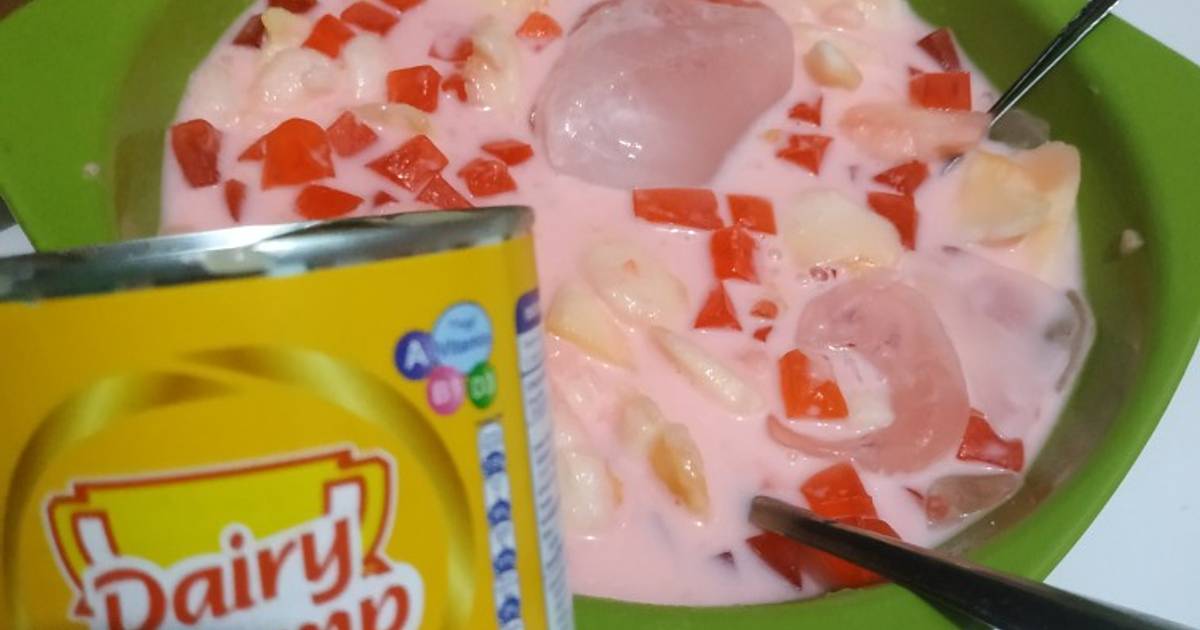Resep Es Buah Timun Suri + Agar" Merah Susu Dairy Champ ES Timun Suri ...