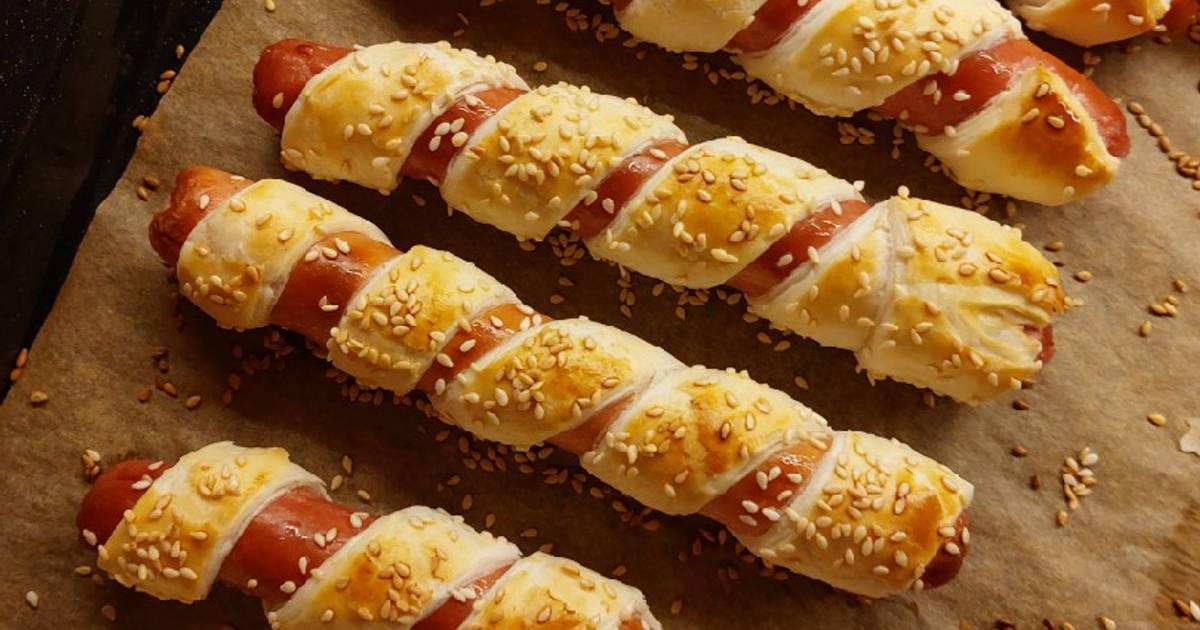 269 egyszerű és finom leveles tészta virsli recept - Cookpad receptek