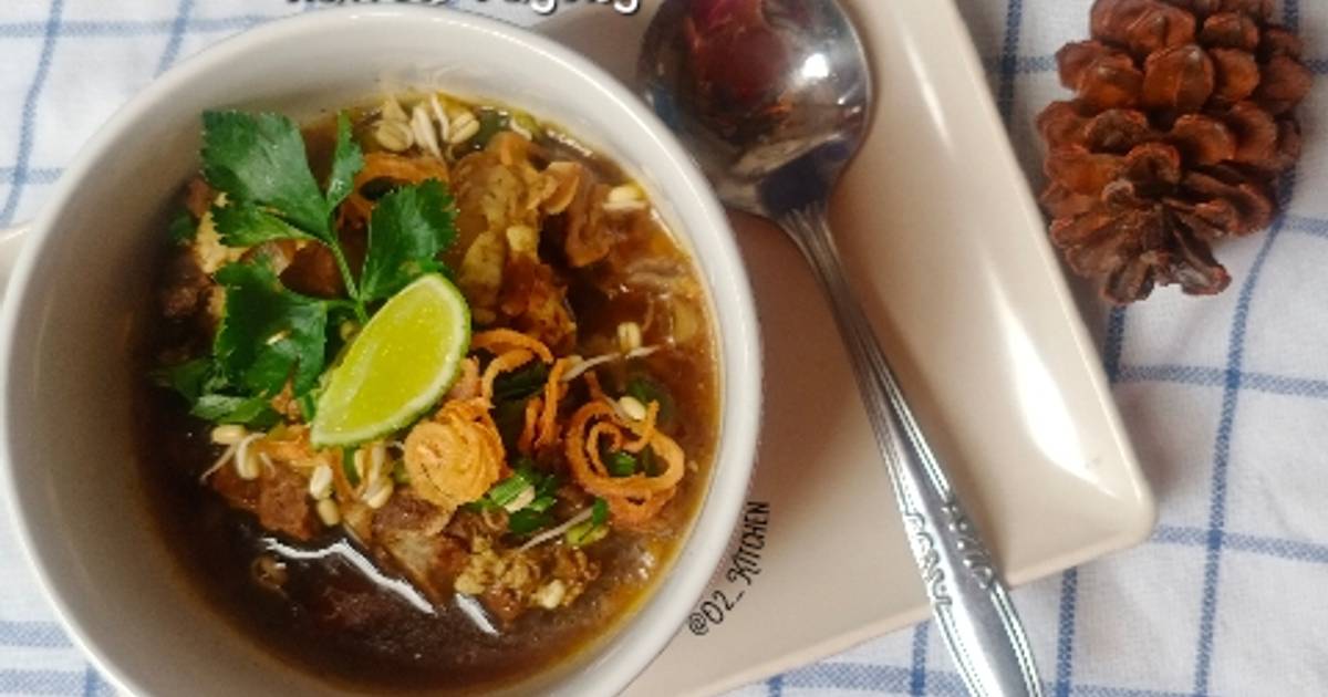 Resep #131 Rawon Daging dan Tulangan (Bumbu Instan) oleh Ratih Anita ...