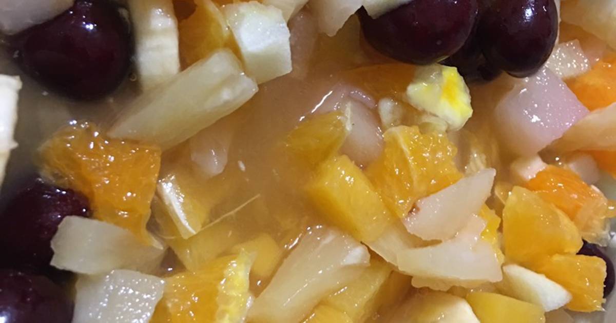 Ensalada de frutas Receta de cristinarecetas- Cookpad