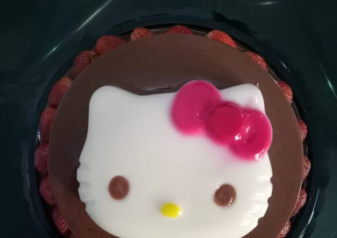 Resep Puding Susu Hello Kitty oleh Esther Michelle - Cookpad