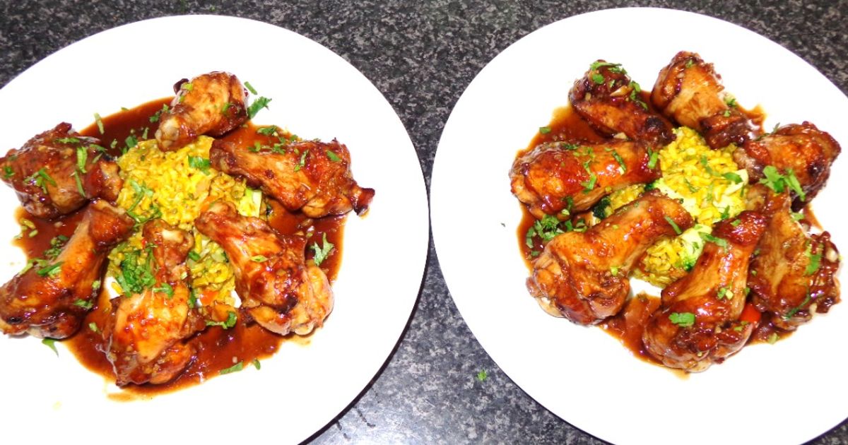 Grilled Chicken Wing Drumettes With Soy Honey Sauce Recipe By Jon Michelena
