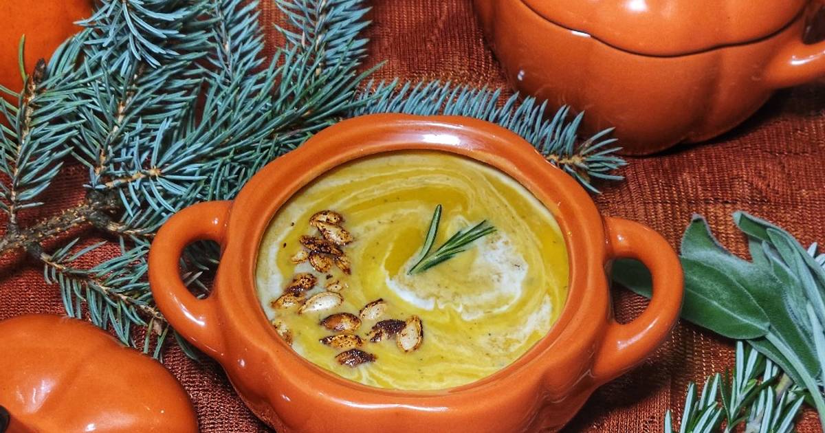 Roasted Butternut Soup Recipe by Cortex_kitchen - Cookpad