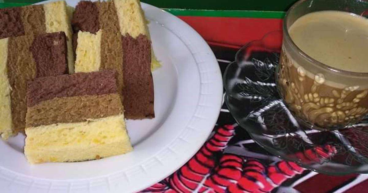 Resep Bolu kukus lembut 3 rasa oleh Dapur Syafa - Cookpad