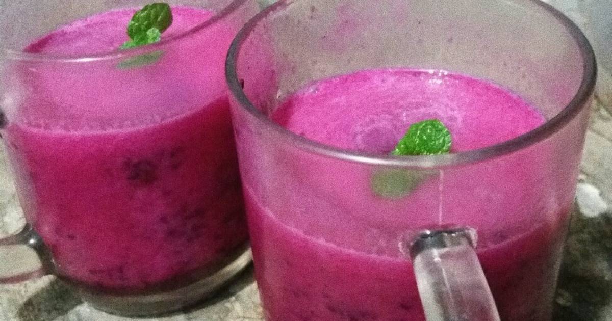 Resep Jus buah naga delight oleh Rahma - Cookpad