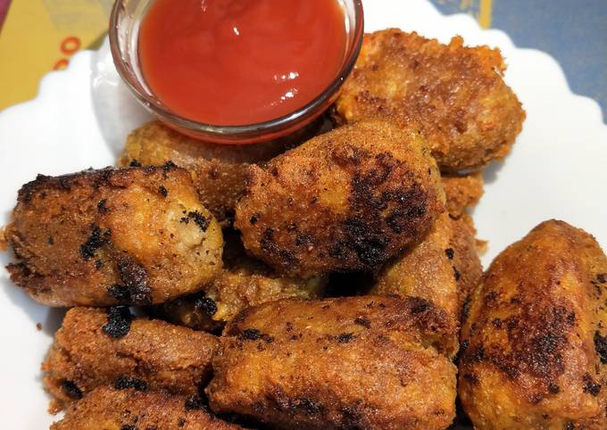 Mali Chakraborty দ্বারা সোয়া চপ (soya chop recipe in Bengali) রেসিপি ...