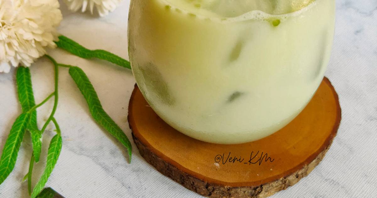 Resep Matcha Latte Ice Cube oleh Veni KM - Cookpad