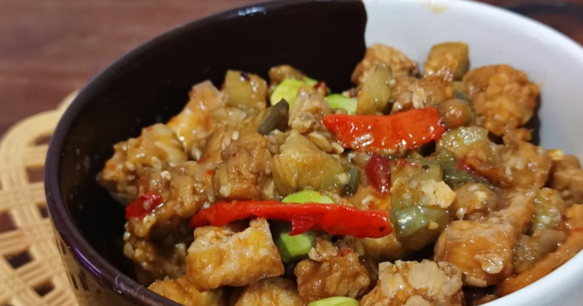Resep Oseng Tahu Tempe Pete Terong Kelo Pedes oleh Chika Rahmadafani ...