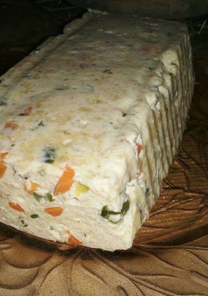 Resep Mozaik Tahu Ayam Kukus Alacin oleh Hiacinta - Cookpad