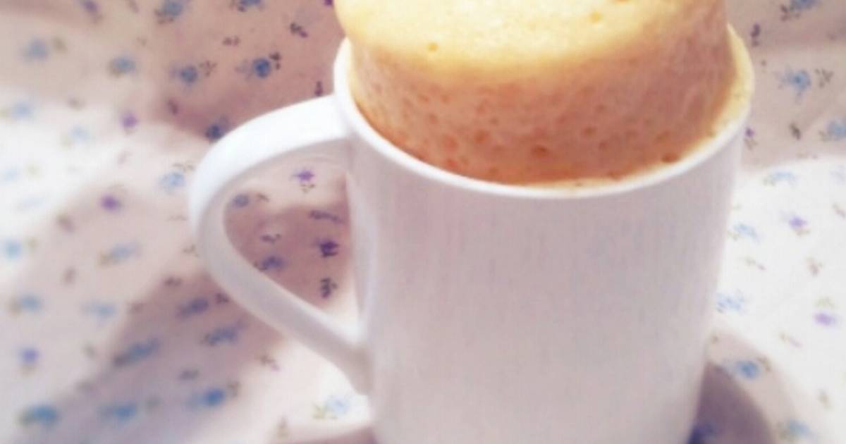 Легкий ♡ кекс у кружці - покроковий рецепт з фото. Автор рецепта ...