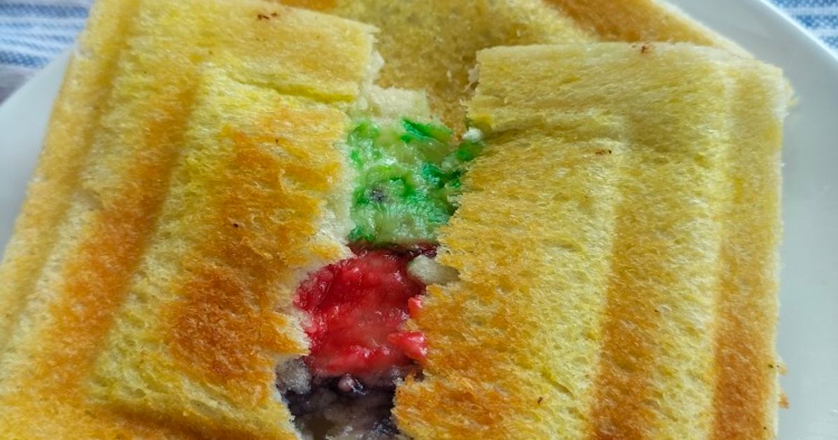 Resep Roti Bakar Moza Rainbow oleh Siska Murtini - Cookpad