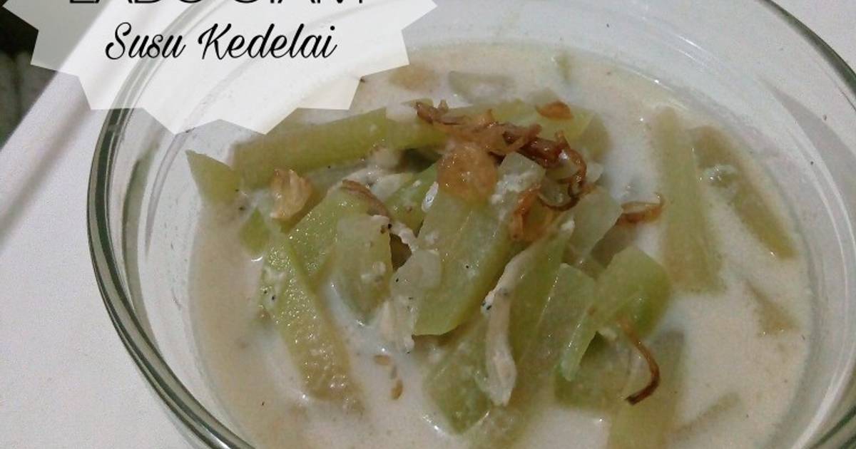 Resep Sayur Labu Siam Susu Kedelai oleh Maulviani Ridhaningsih - Cookpad
