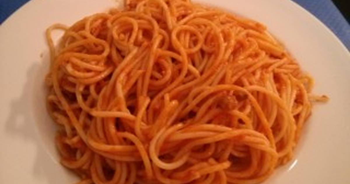 Espaguetis normales - 47 recetas caseras- Cookpad